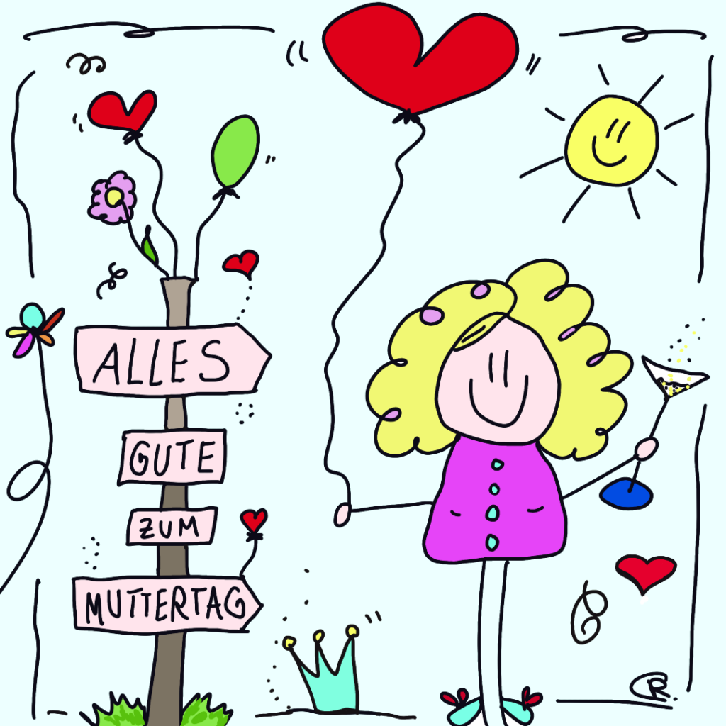 Muttertag Sketchnotes - Deine Christine!